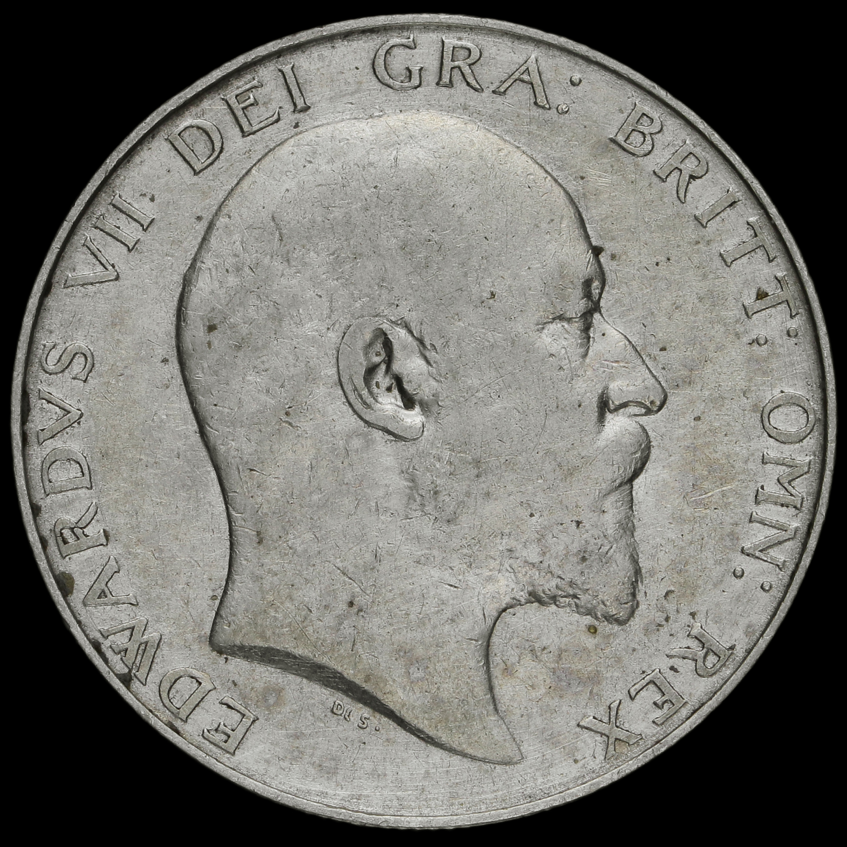 1906 Edward VII Silver Half Crown, Fine