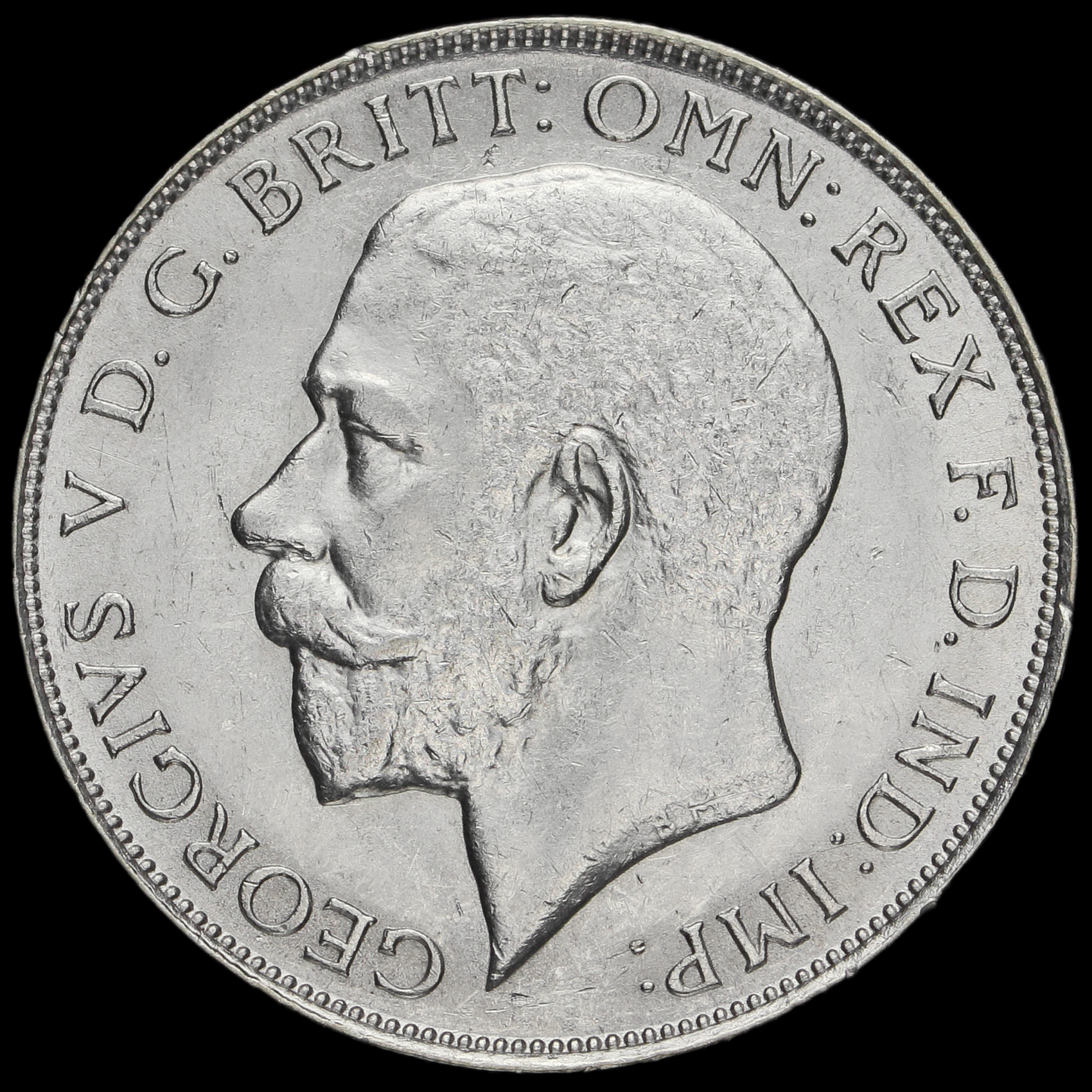 1924 George V Silver Florin, Scarce, G/EF