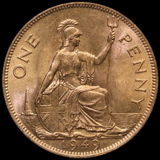 1949 George VI Penny, BU