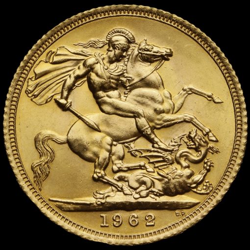 1962 Elizabeth II Gold Full Sovereign, UNC