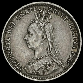 1881 Queen Victoria Young Head Silver Threepence