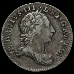 1681 Charles II Early Milled Silver Maundy Threepence