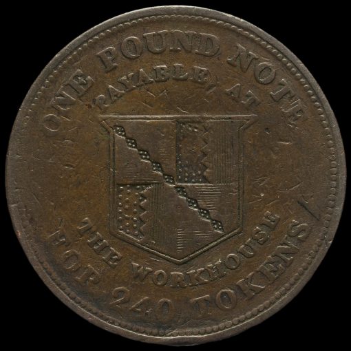 1813 Birmingham Workhouse One Penny Token