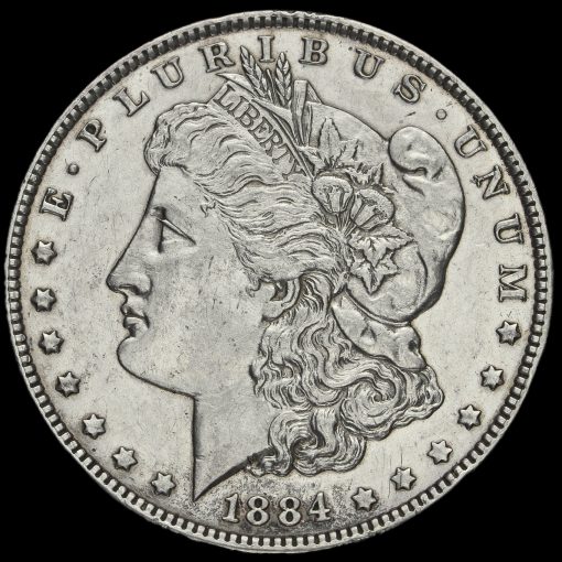 USA 1884 Silver Morgan Dollar