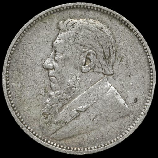 South Africa 1896 Silver 2 Shillings