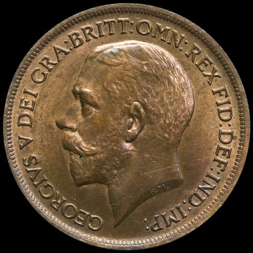 1913 George V Penny, A/UNC
