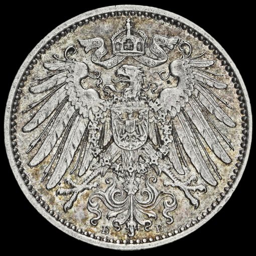 Germany 1914 E Wilhelm II Silver 1 Mark