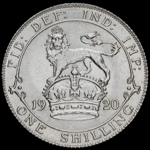 1920 George V Silver Shilling, G/EF