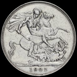 1902 Edward VII Silver Crown, GVF