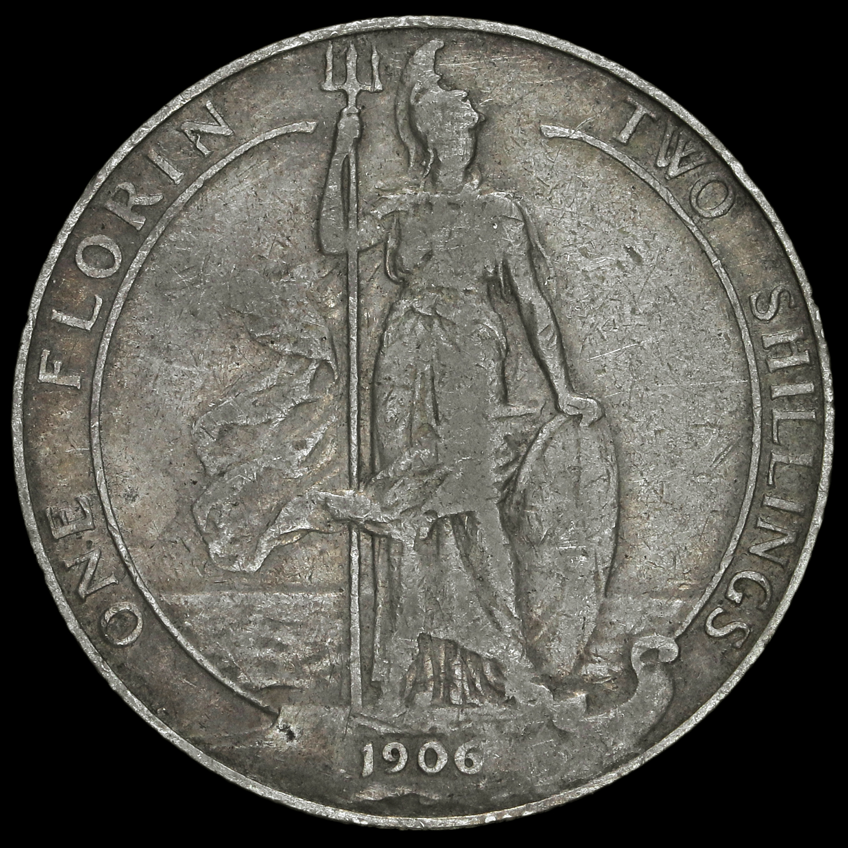 1906 Edward VII Silver Florin