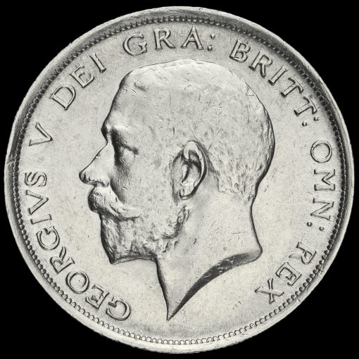 1919 George V Silver Half Crown, Scarce, GVF+