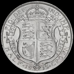 1915 George V Silver Half Crown