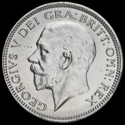1928 George V Silver Shilling, A/UNC