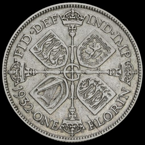 1932 George V Silver Florin, Rare