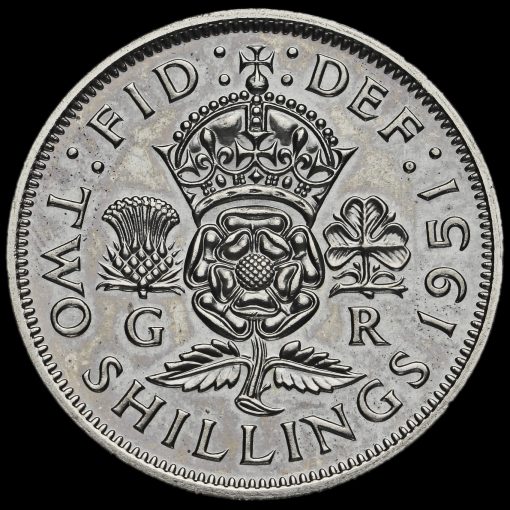 1951 George VI Proof Florin, Rare