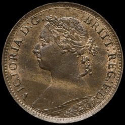 1879 Queen Victoria Bun Head Farthing