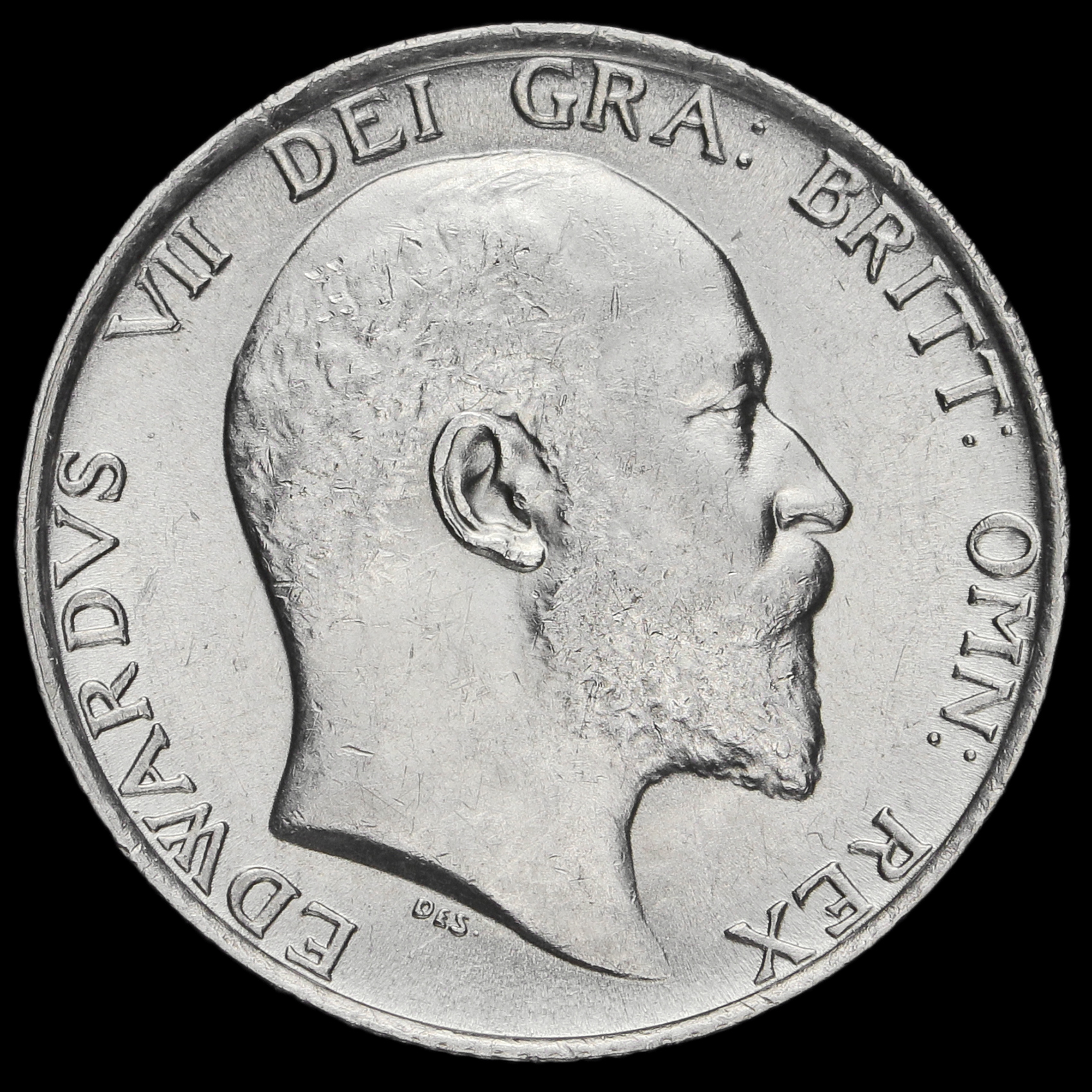 1909 Edward VII Silver Shilling, Scarce, G/EF