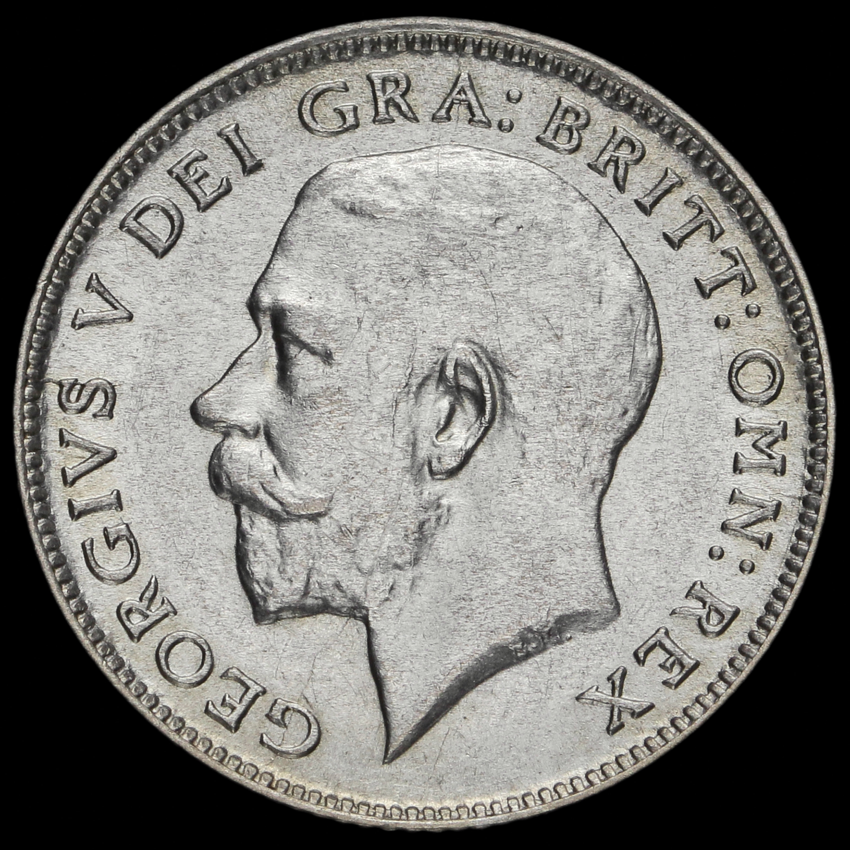 1920 George V Silver Sixpence, Scarce, G/EF