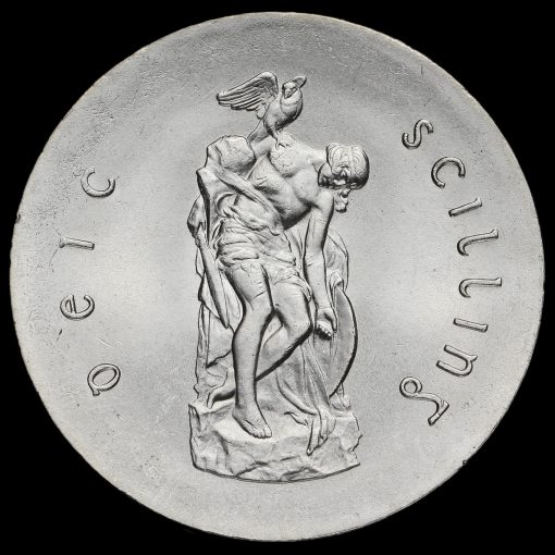 Ireland Éire 1966 Silver 10 Shilling Easter Rising Anniversary Coin