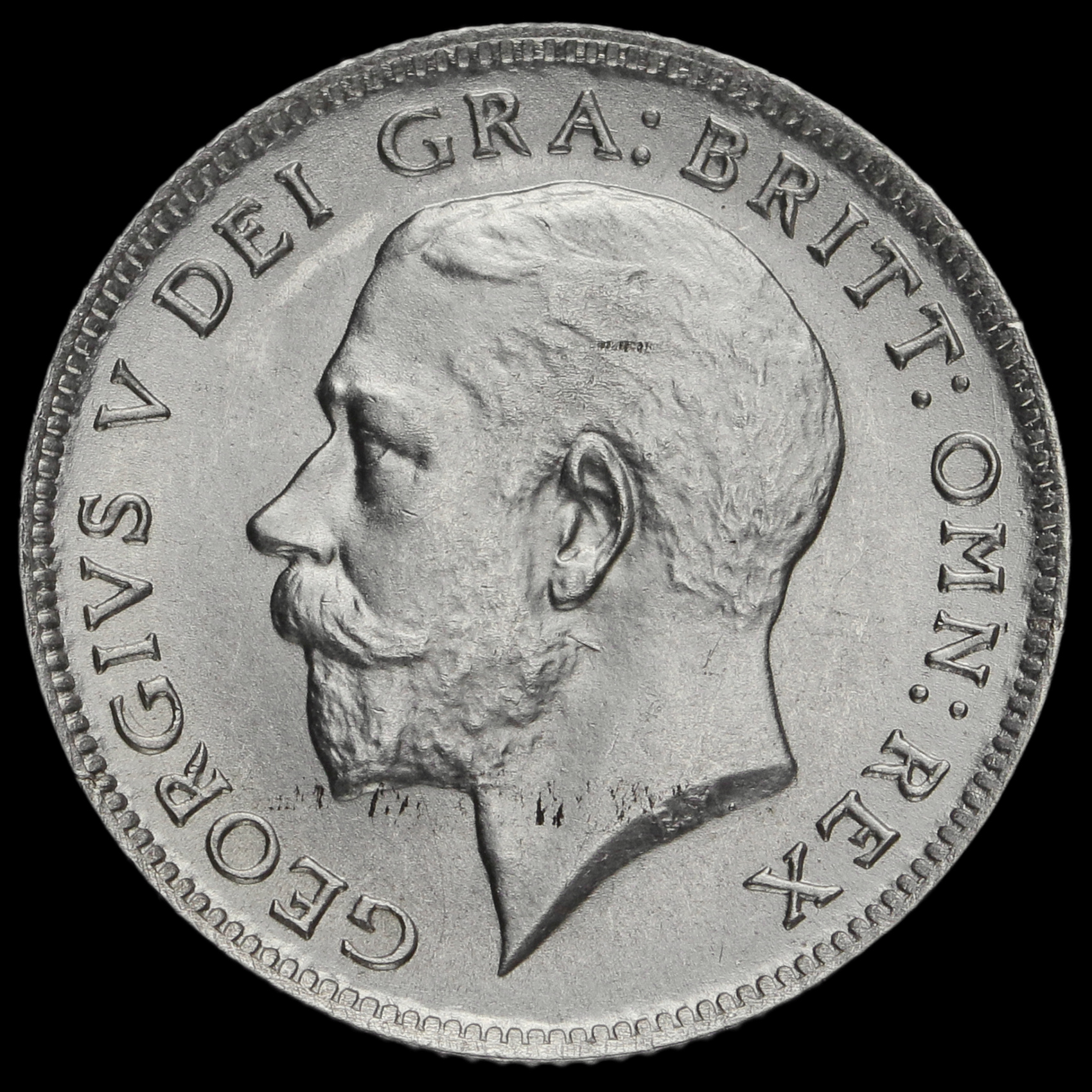 1920 George V Silver Sixpence, Scarce, A/UNC #2