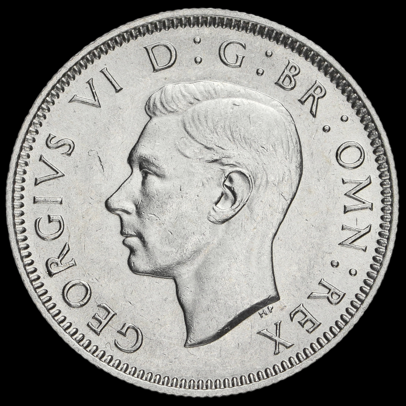 1946 George VI Silver English Shilling, G/EF