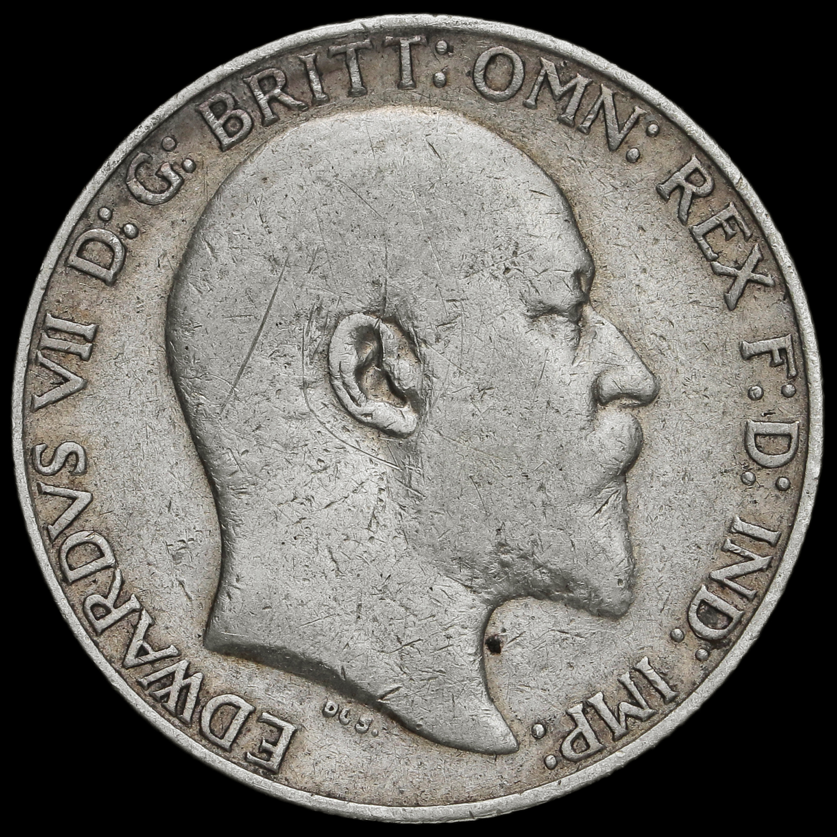 1902 Edward VII Silver Florin, Fine