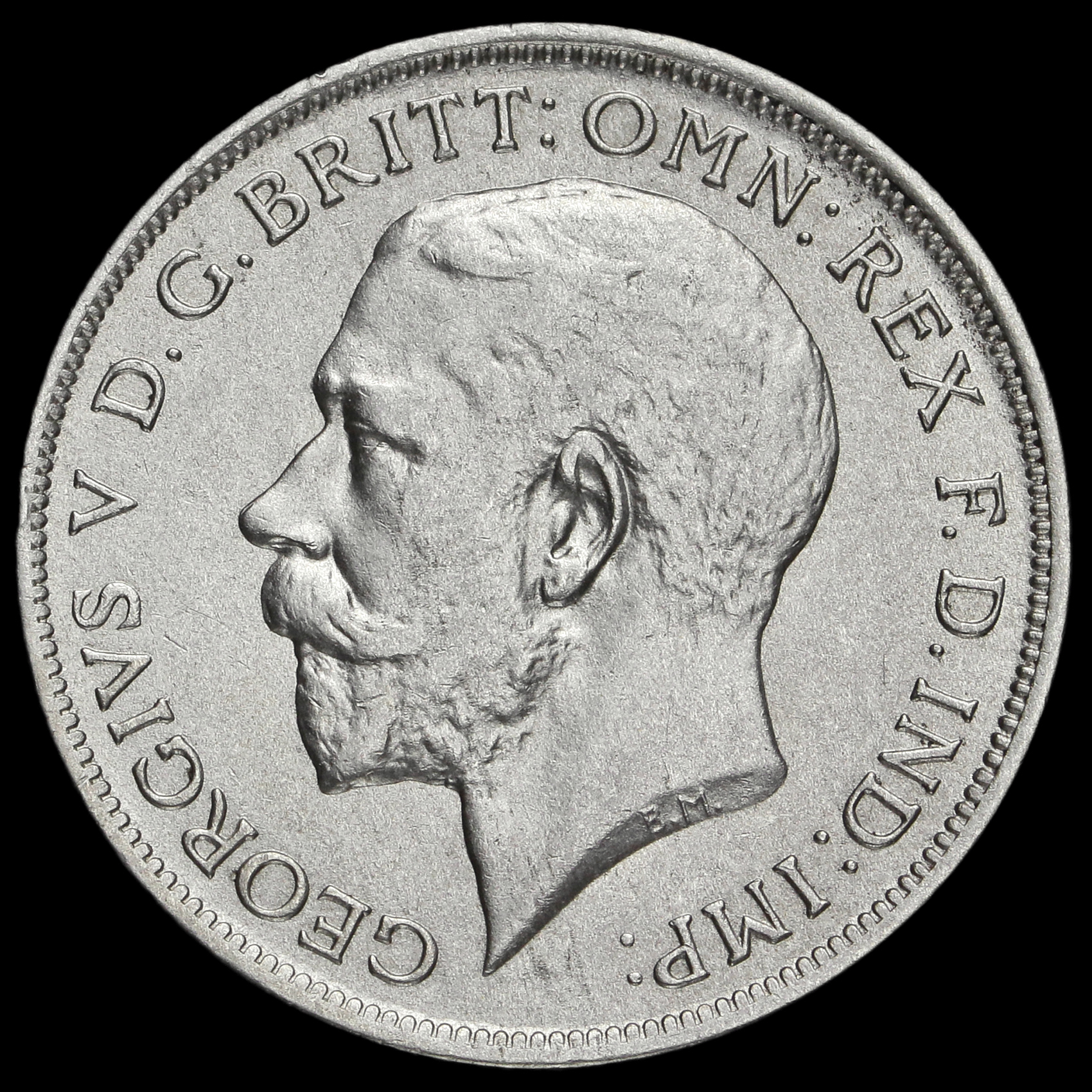 1920 George V Silver Florin, Scarce, A/EF