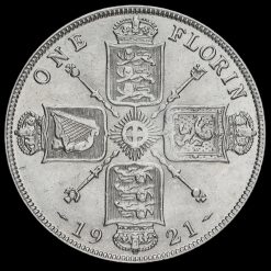 1937 George VI Silver Two Shilling Coin / Florin, A/UNC #2