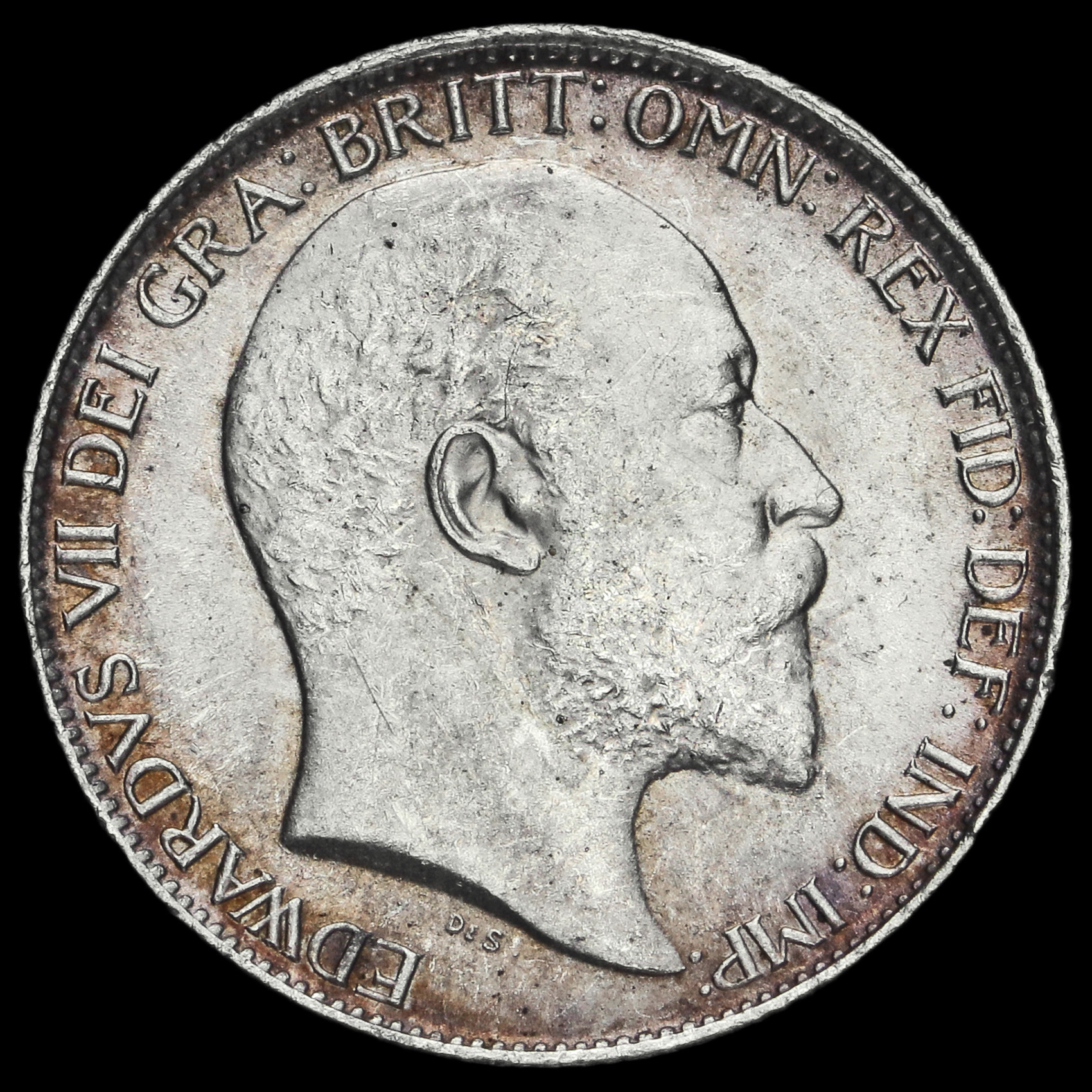 1902 Edward VII Silver Sixpence, UNC