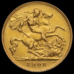 1908 Edward VII Gold Half Sovereign