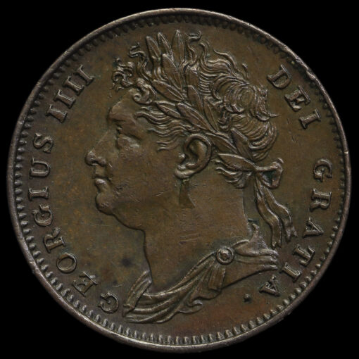 1825 George IV Copper Farthing