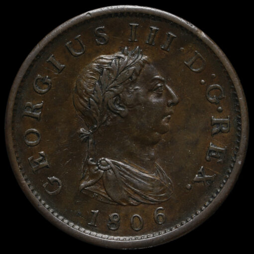 1806 George III Early Milled Copper Penny