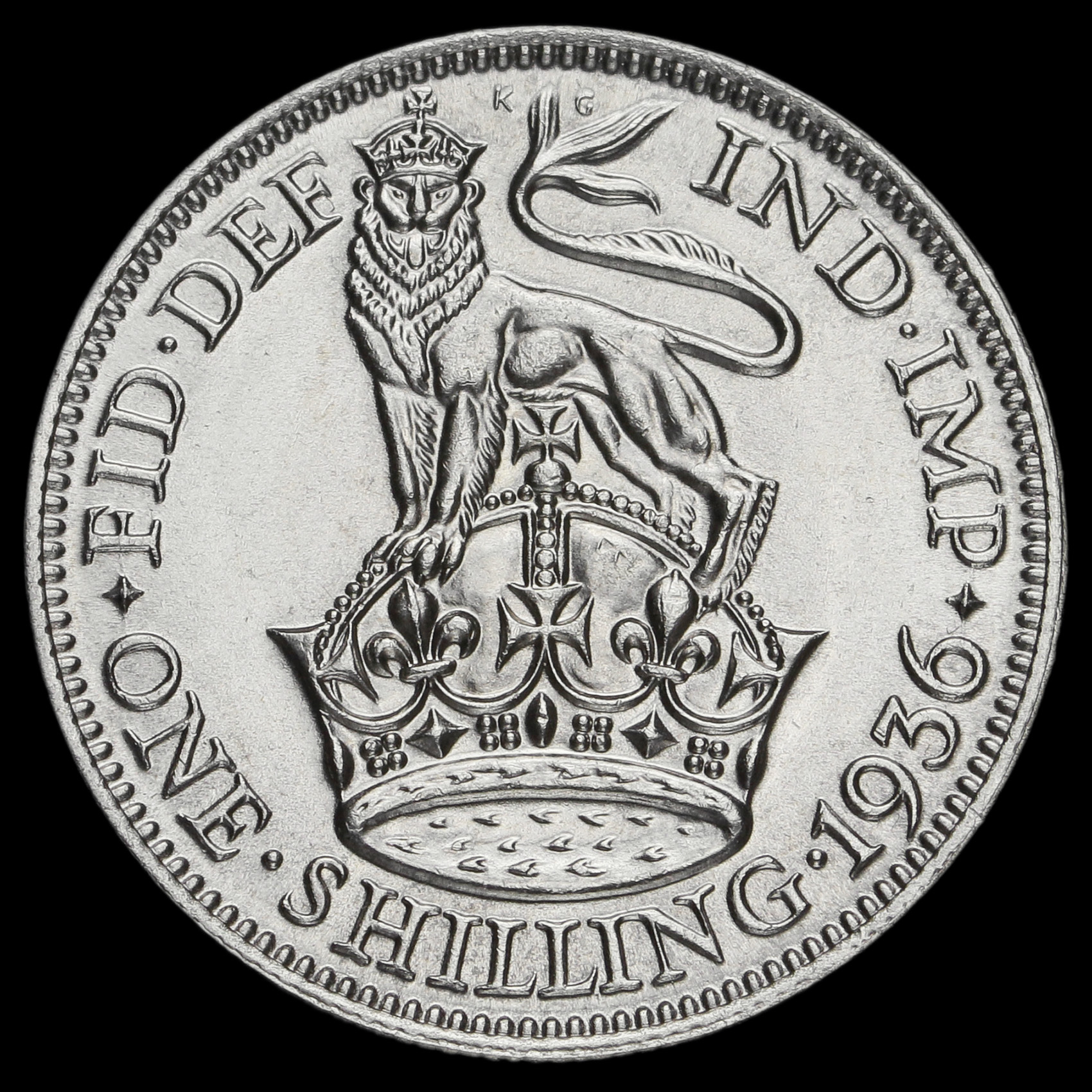 1936 George V Silver Shilling