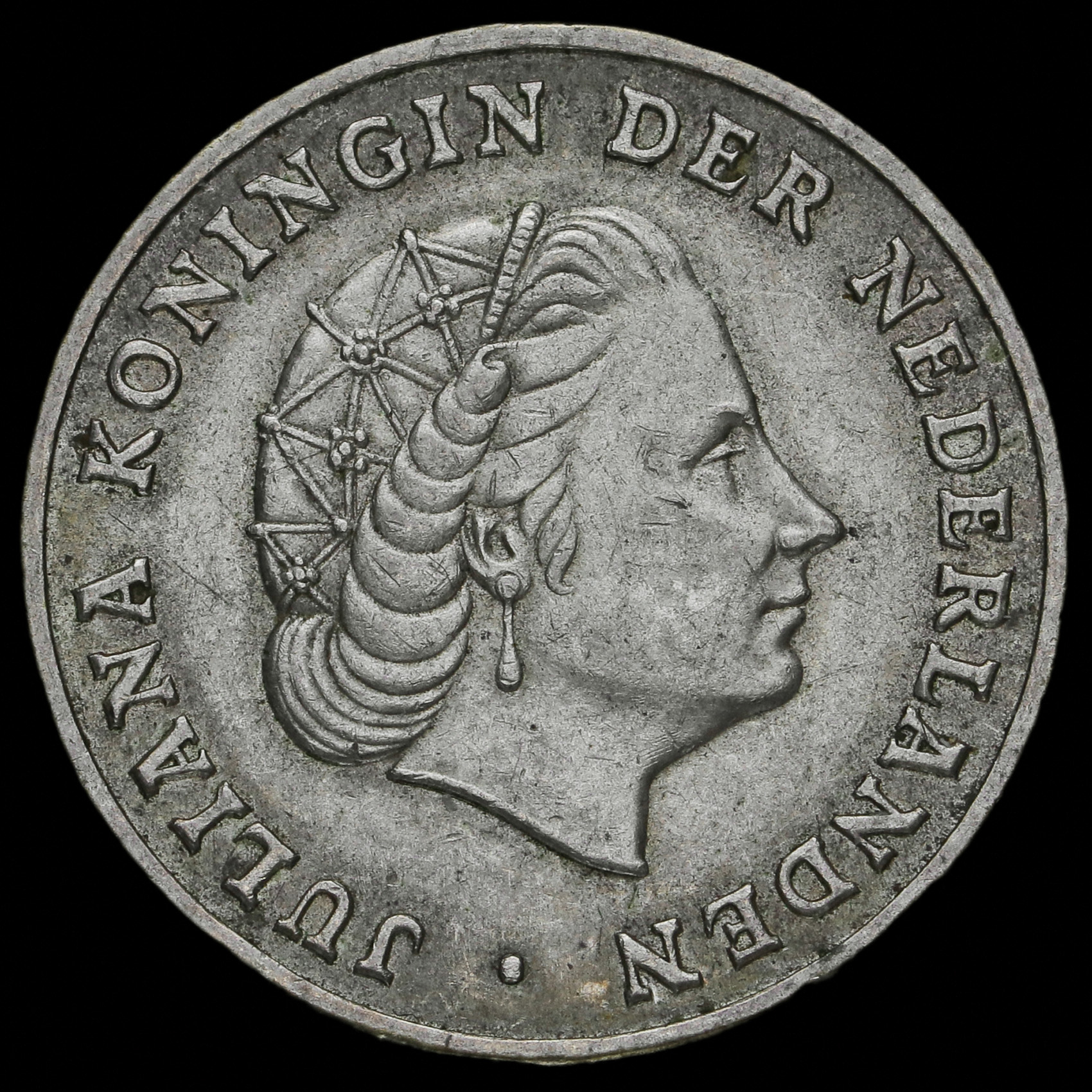 Netherlands 1963 Juliana Silver 1 Gulden