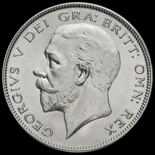 1928 George V Silver Half Crown, A/UNC